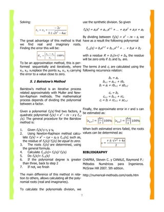 Chapter 3 roots of equations | PDF