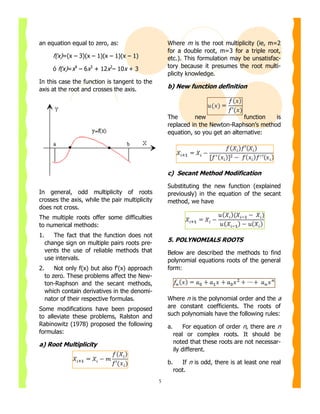 Chapter 3 roots of equations | PDF