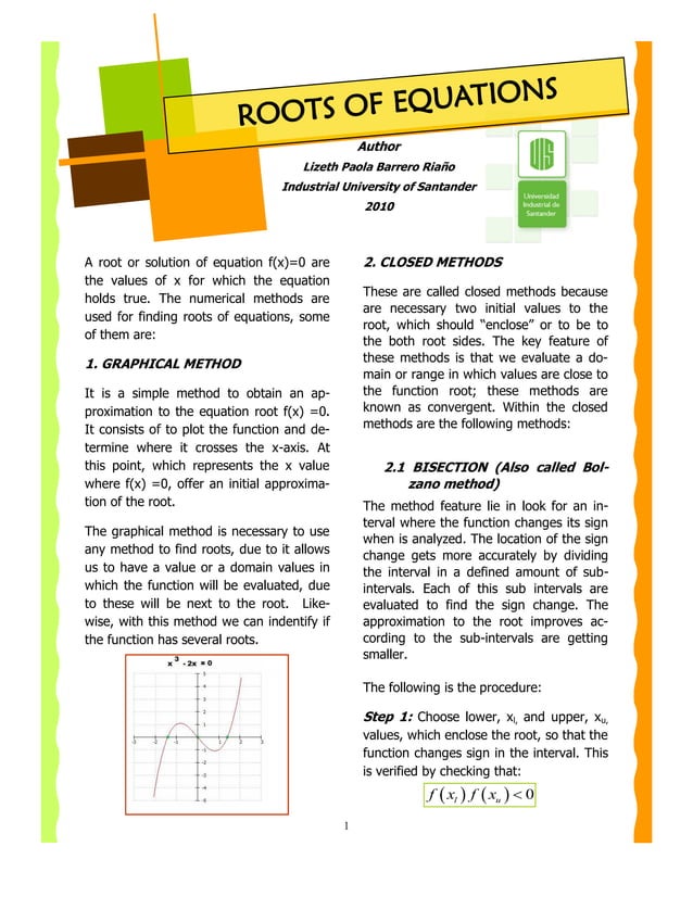 Chapter 3 roots of equations | PDF
