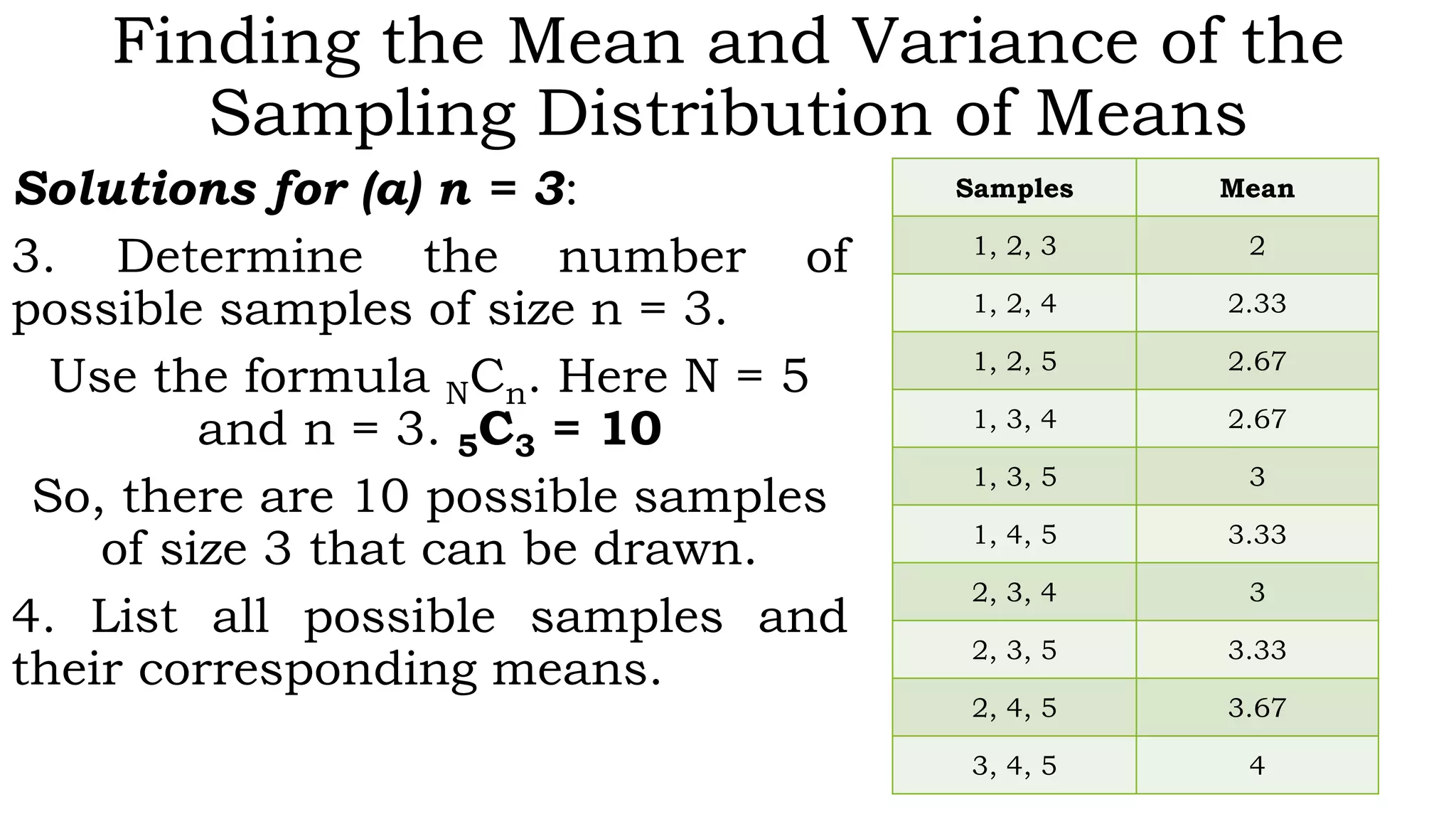 Chapter 3 sampling and sampling distribution | PPTX