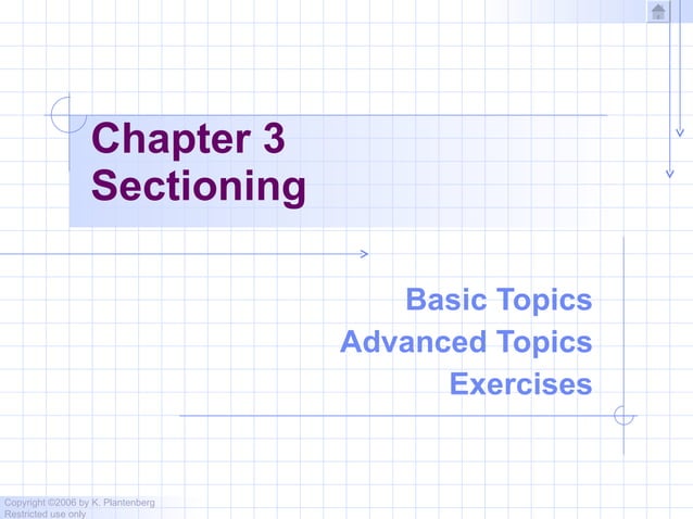 Chapter 3 sectioning | PPT