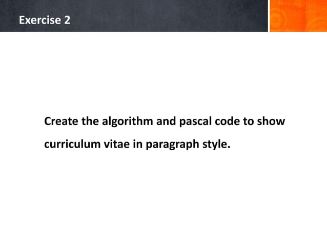 Algorithm and Programming (Sequential Structure) | PPT Algorithm and Programming (Sequential Structure) | PPT