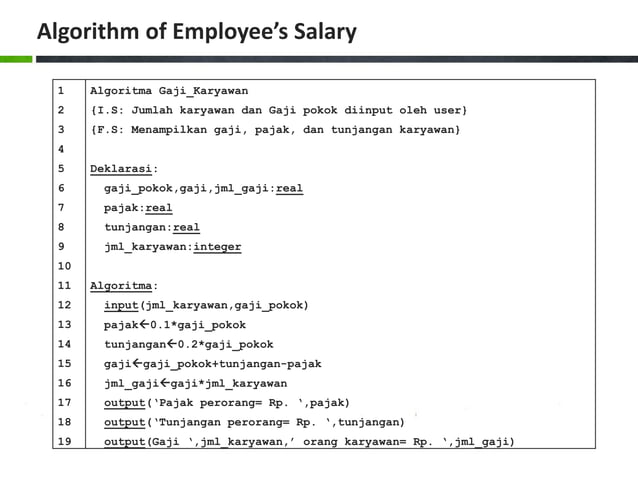 Algorithm And Programming Sequential Structure Ppt