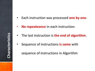 Algorithm and Programming (Sequential Structure) | PPT