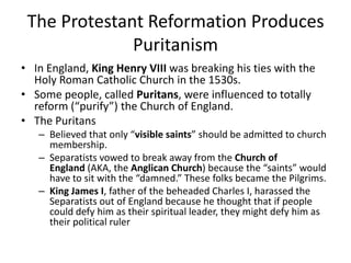 Chapter 3 - Settling the Northern Colonies | PPT