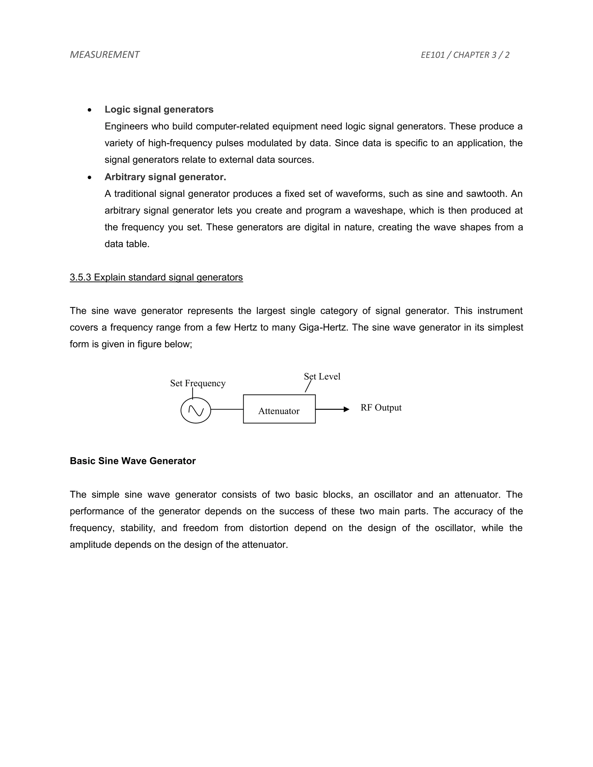 Chapter 3 signal-generator | PDF
