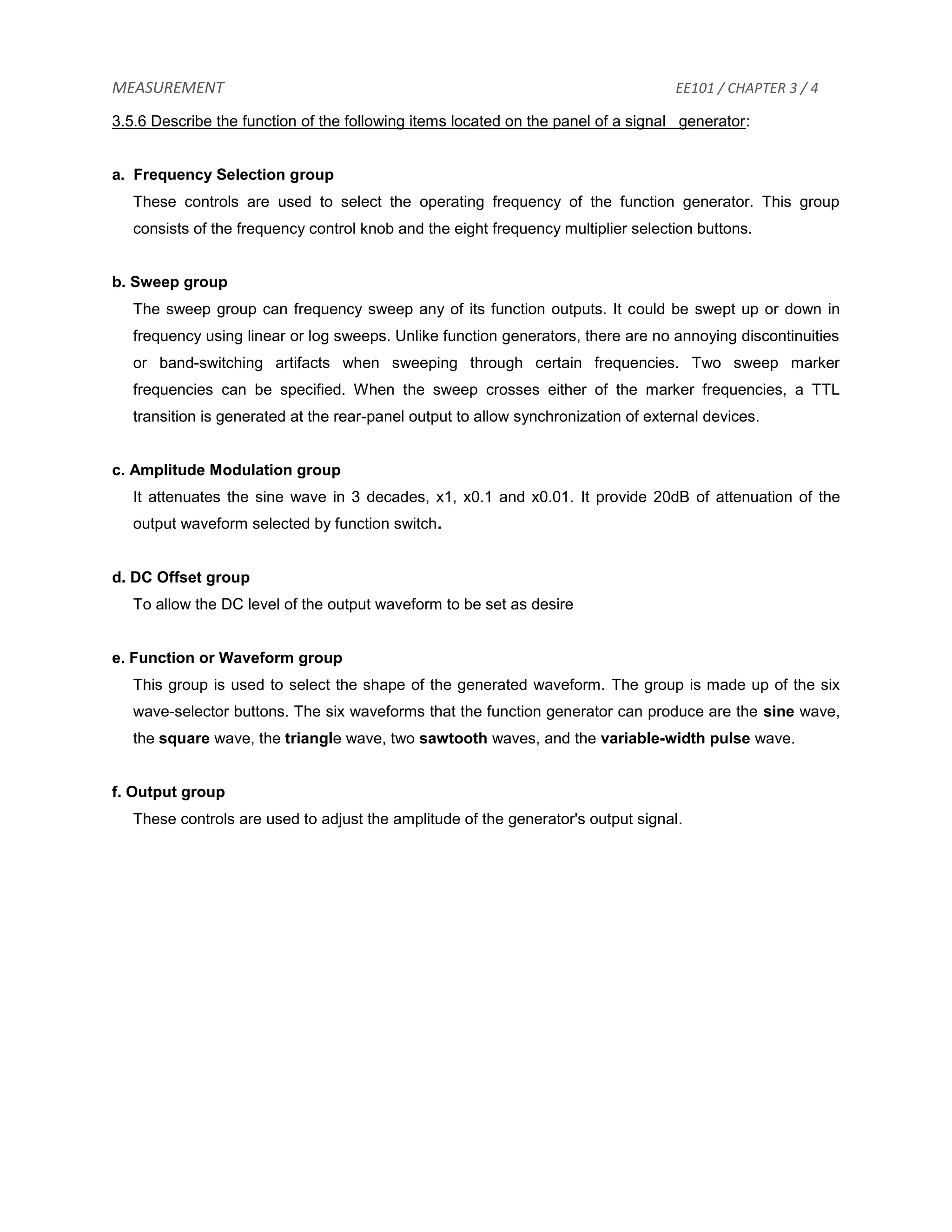 Chapter 3 signal-generator | PDF