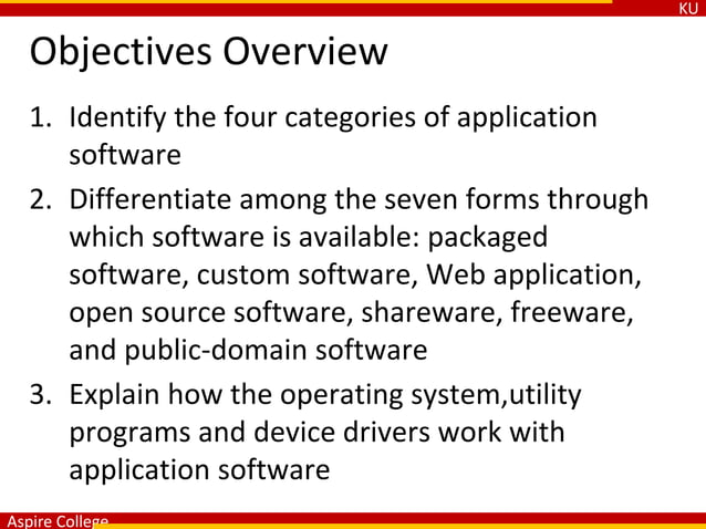 Chapter 3 - Software.pptx | Operating Systems | Computer Software and Applications
