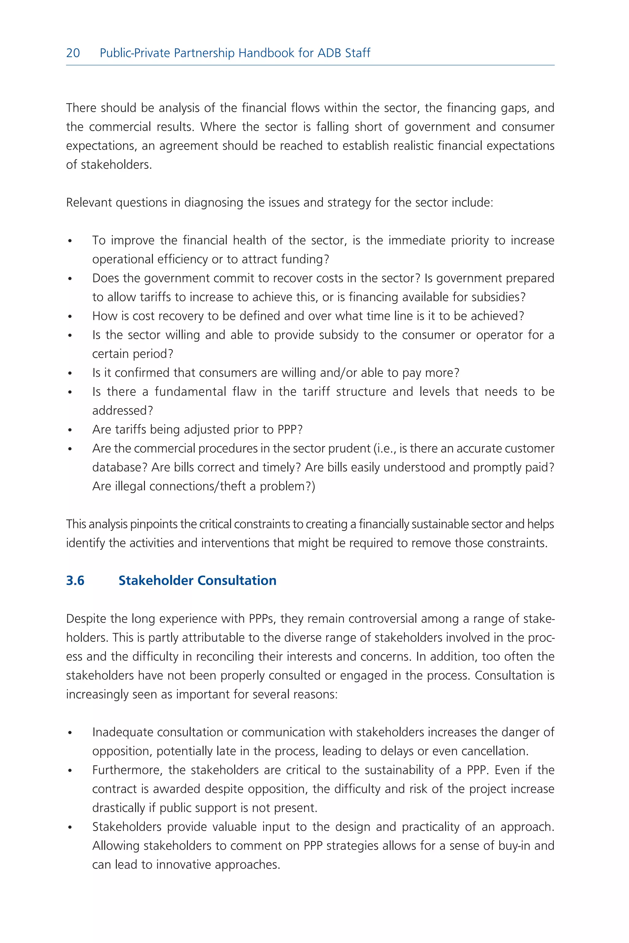 Chapter3 Structuring A Ppp (Sector Diagnostic & Road Map) | PDF