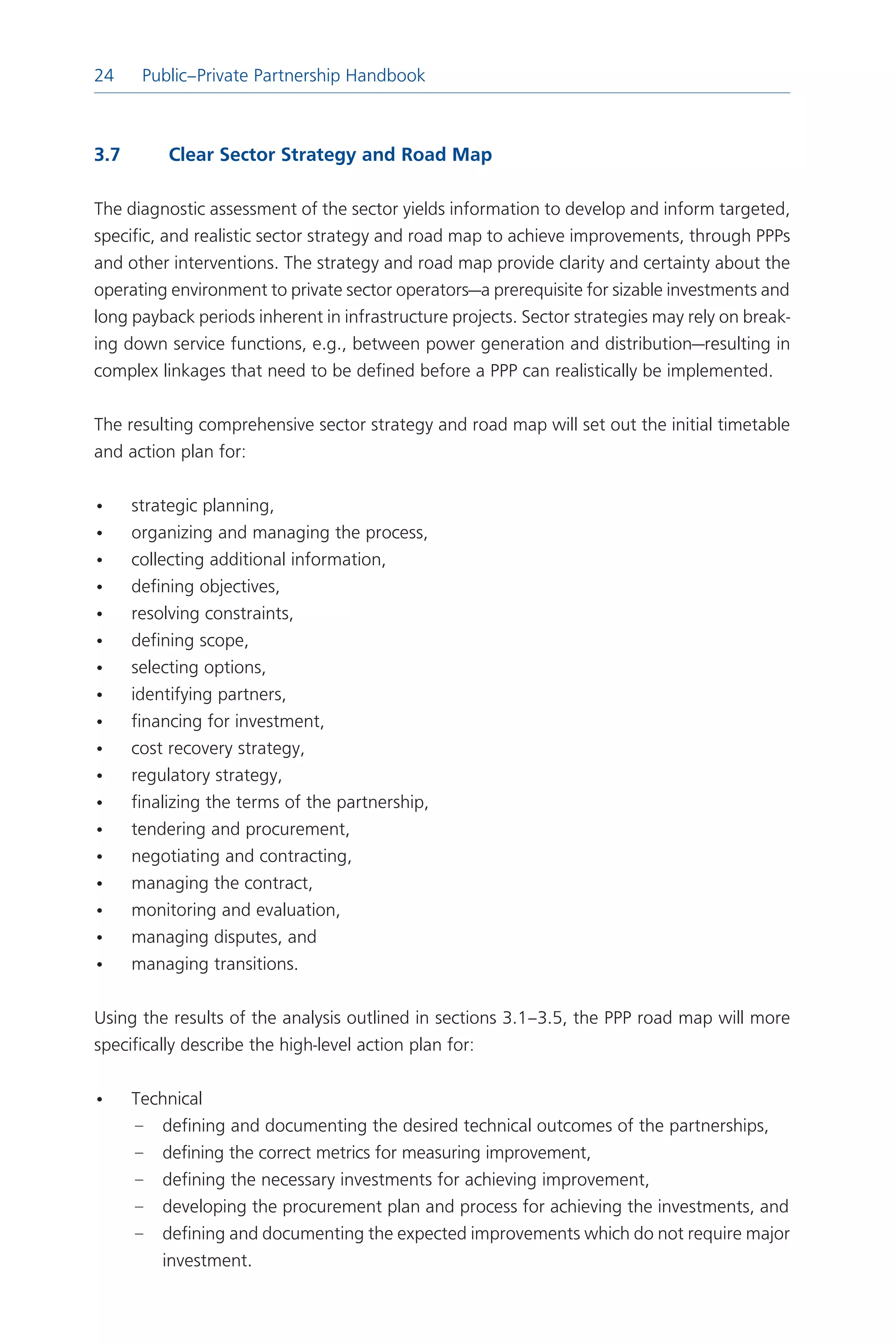 Chapter3 Structuring A Ppp (Sector Diagnostic & Road Map) | PDF