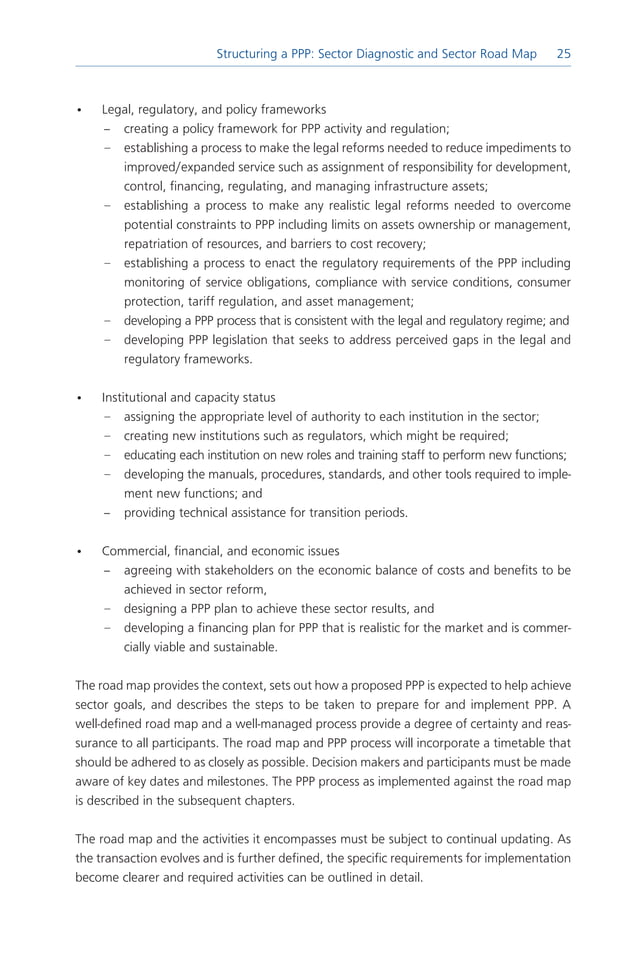 Chapter3 Structuring A Ppp (Sector Diagnostic & Road Map) | PDF