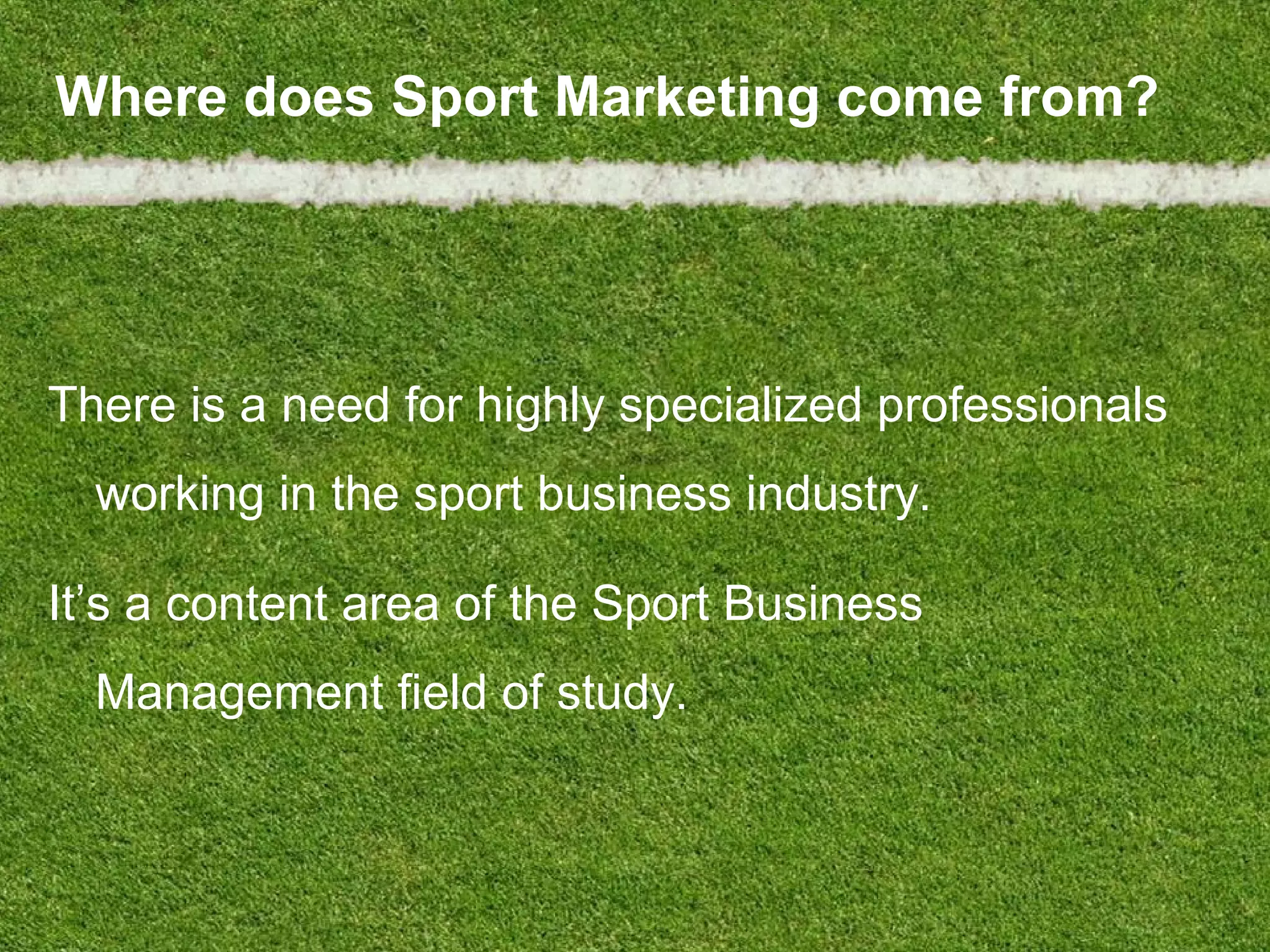 Sport Marketing Chapter 3 after | PPT