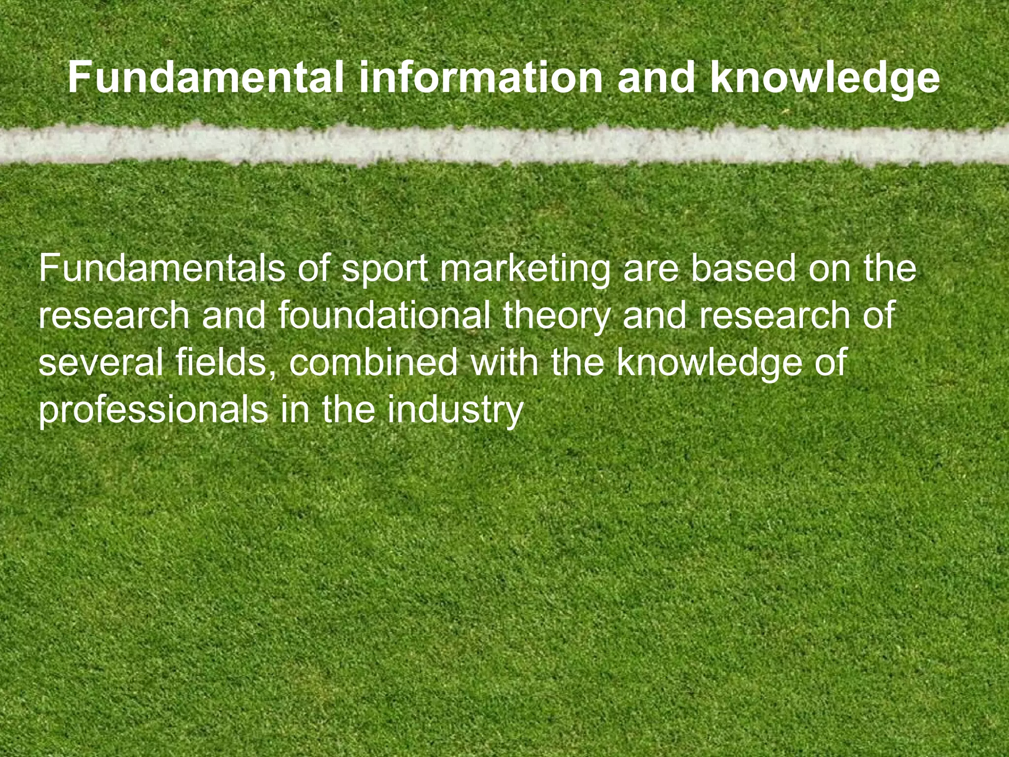 Sport Marketing Chapter 3 after | PPT