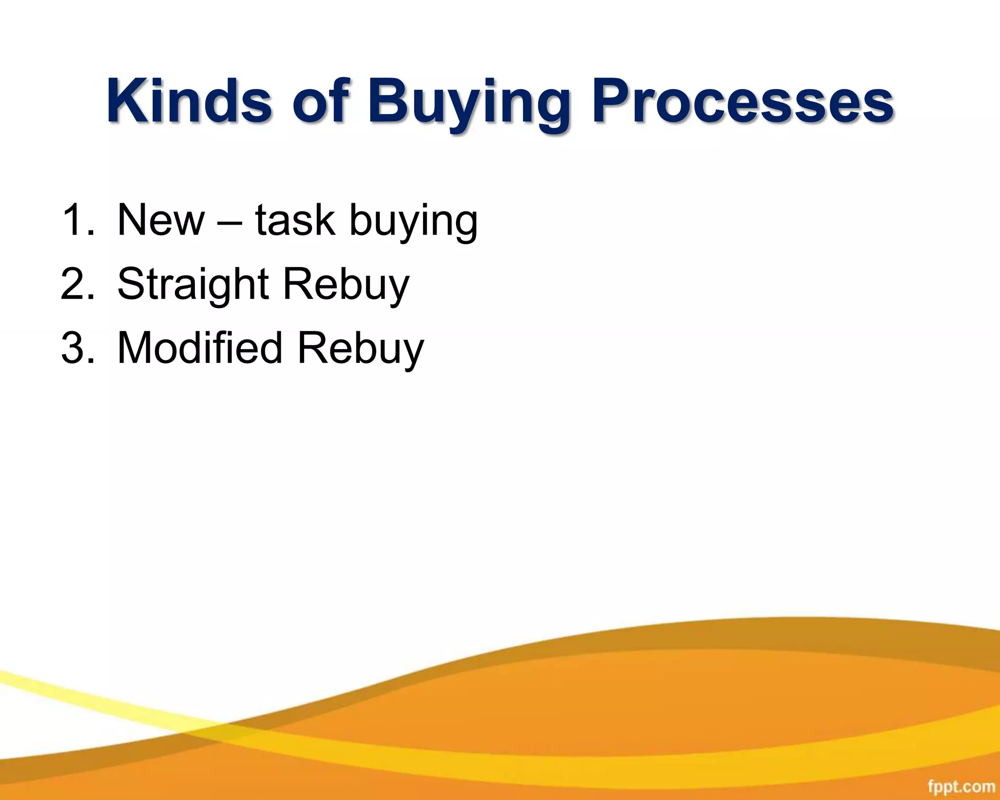 Chapter 3: The Buying Behavior of Organizational Markets | PPTX