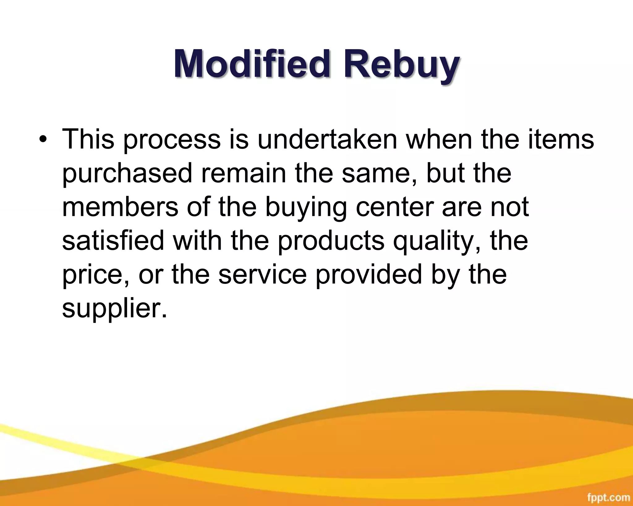Chapter 3: The Buying Behavior of Organizational Markets | PPTX