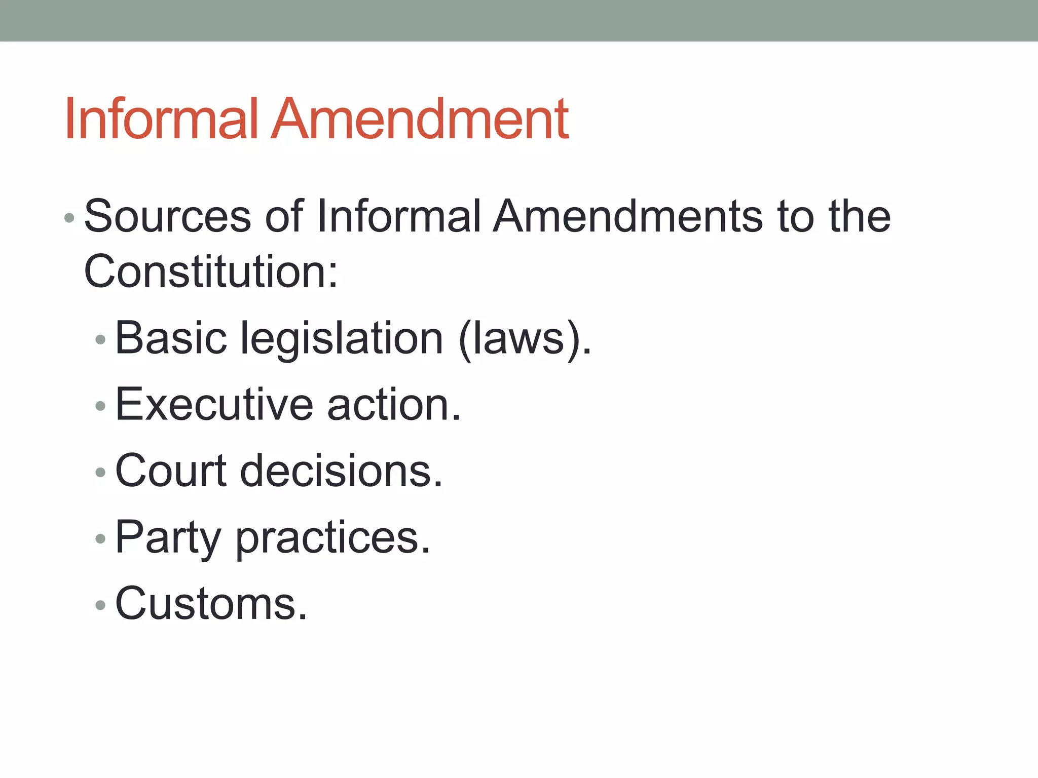 Chapter 3 The Constitution | PPT