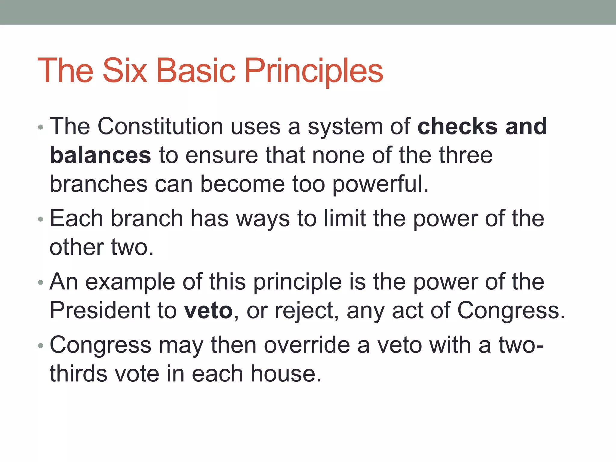 Chapter 3 The Constitution | PPT