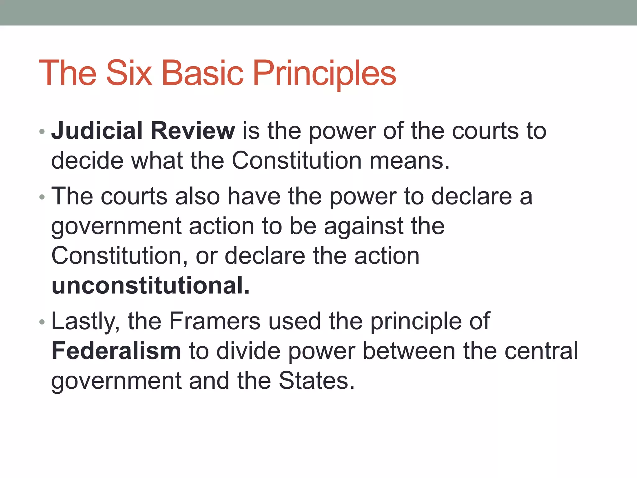Chapter 3 The Constitution | PPT