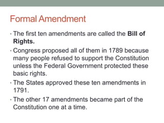 Chapter 3 The Constitution | PPTX