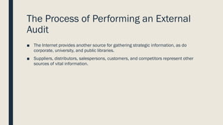 Chapter 3 the external assessment | PDF