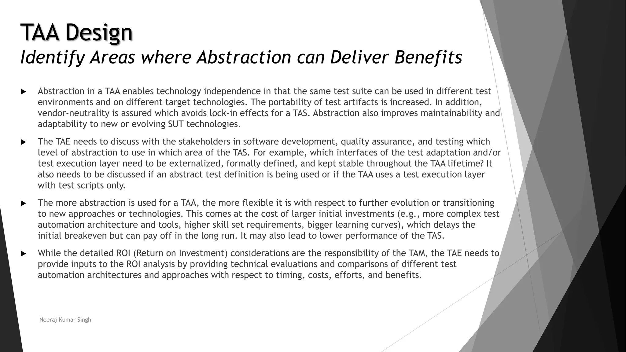 Chapter 3 The Generic Test Automation Architecture Pptx Computing