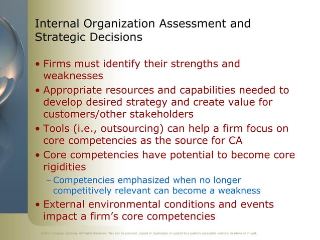 Chapter 3 the internal organization- resources capabilities core ...
