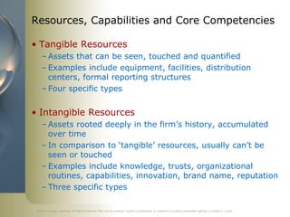 Chapter 3 the internal organization- resources capabilities core ...