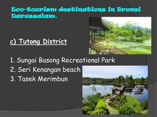 Chapter 3 tourism in Brunei | PPTX