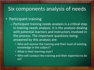 Training Needs Assessment & Analysis | PPTX