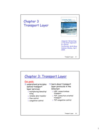 Chapter3 transport layer | PDF