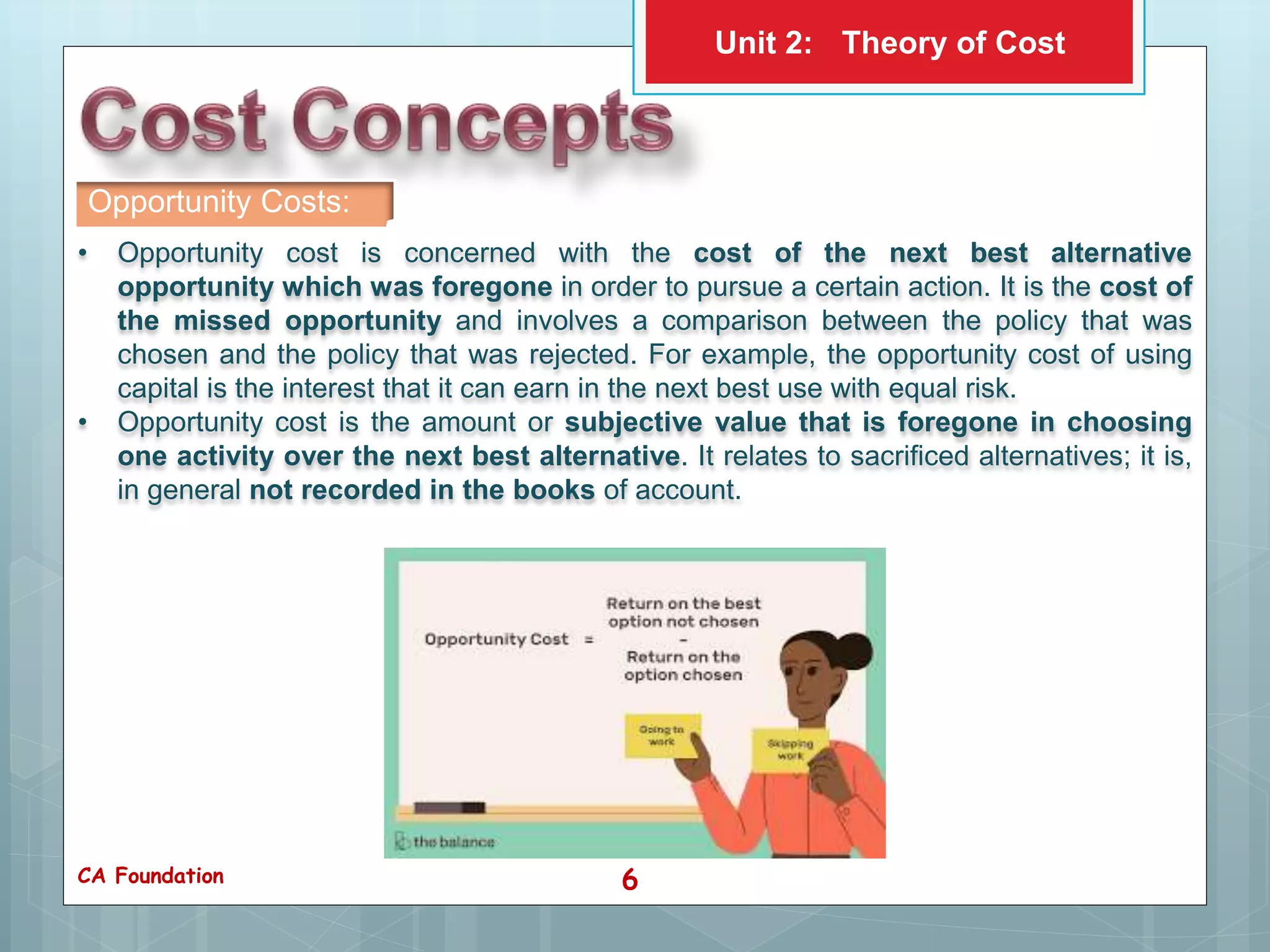 Theory of Cost | PPTX