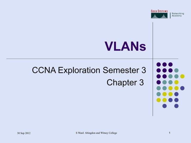Chapter 3 vlans | PPT | Computer Networking | Computing