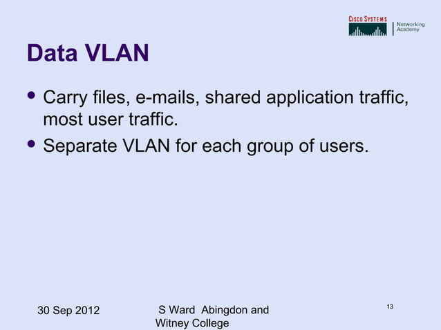 Chapter 3 vlans | PPT | Computer Networking | Computing