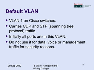 Chapter 3 vlans | PPT