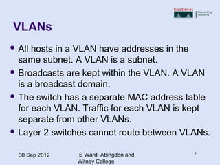 Chapter 3 vlans | PPT
