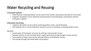 Water conservation 903783t5462eeeeddddkjaj | PPT