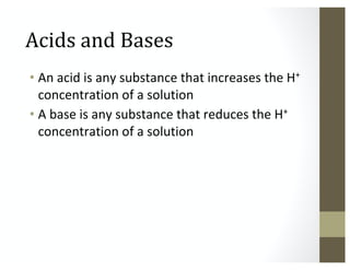 Chapter 3- Water Notes.pdf for ap biology | PDF