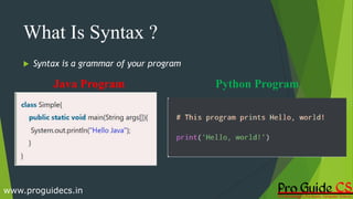 Chapter 3 what is programming | PPT