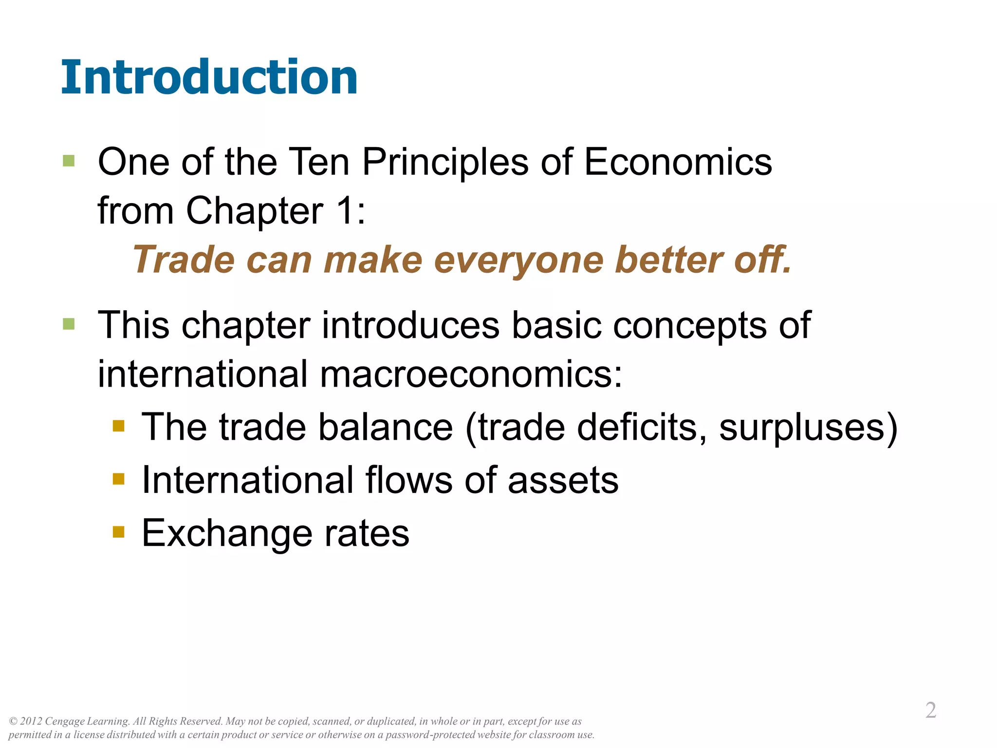 Open Economy - Macroeconomics - C03L05 | PPTX