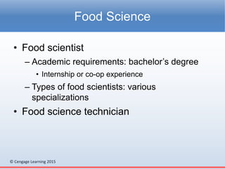 Chapter 30 - Careers in Food and Nutrition | PPTX
