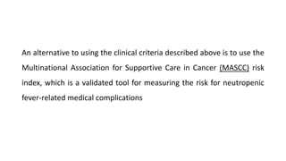 Chapter 30 febrile neutropenia | PPTX