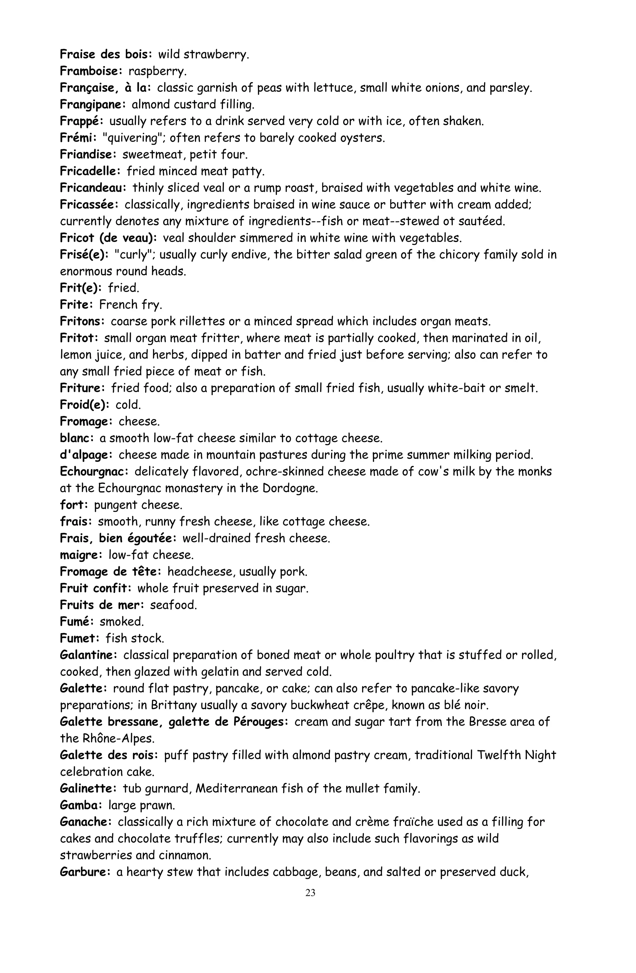 Chapter 30 glossary of culinary terms | DOC