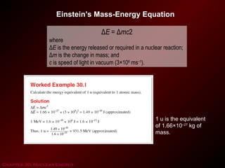 Chapter+30+Nuclear+Energy.pptforphysics. | PPT