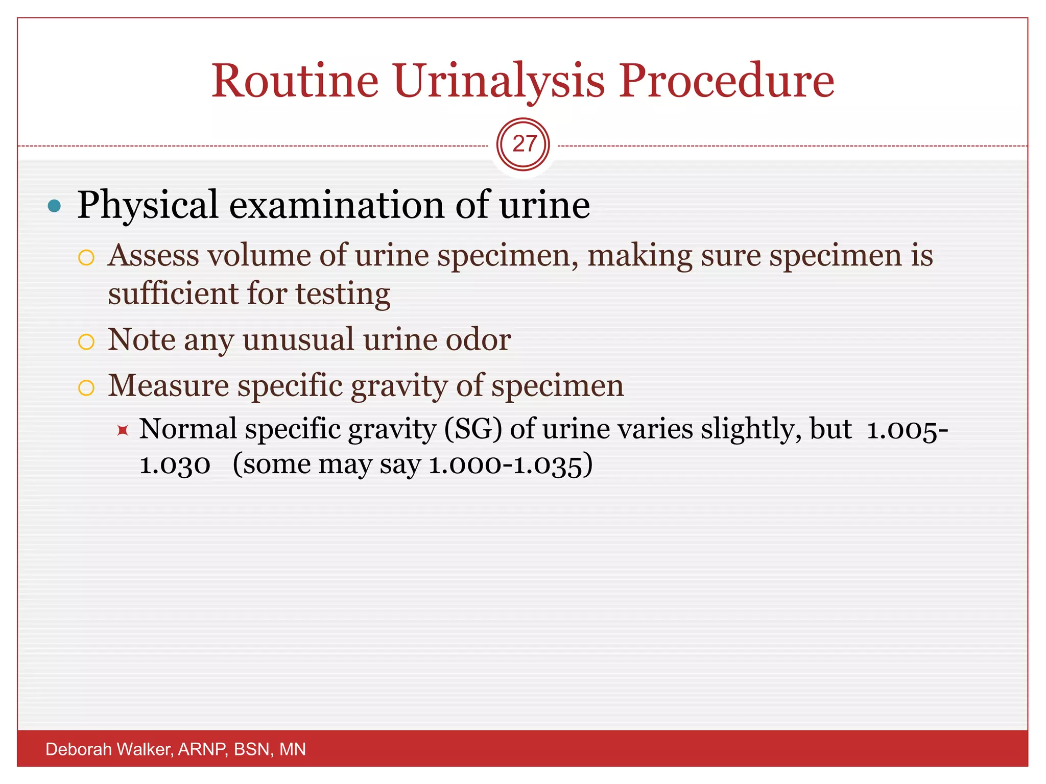 Chapter 30 Urinalysis.ppt