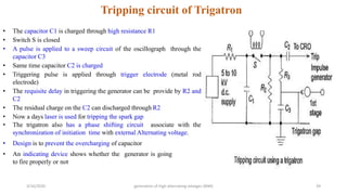 Chapter 3 Generation of high voltages and current | PPTX