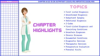 ICD-10-CM Outpatient Coding and Reporting Guidelines | PDF