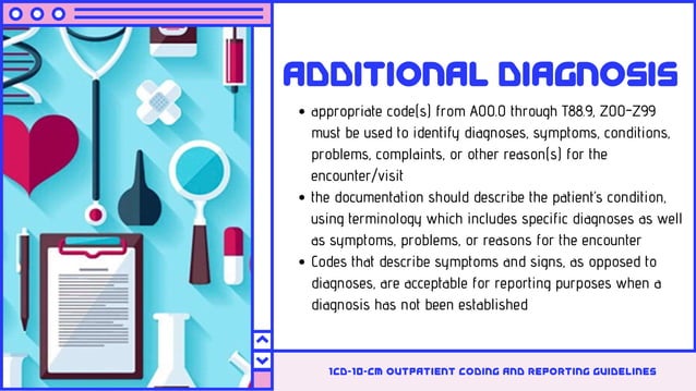ICD-10-CM Outpatient Coding and Reporting Guidelines | PDF