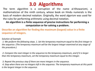 Discrete structure ch 3 short question's | PPT | Free Download