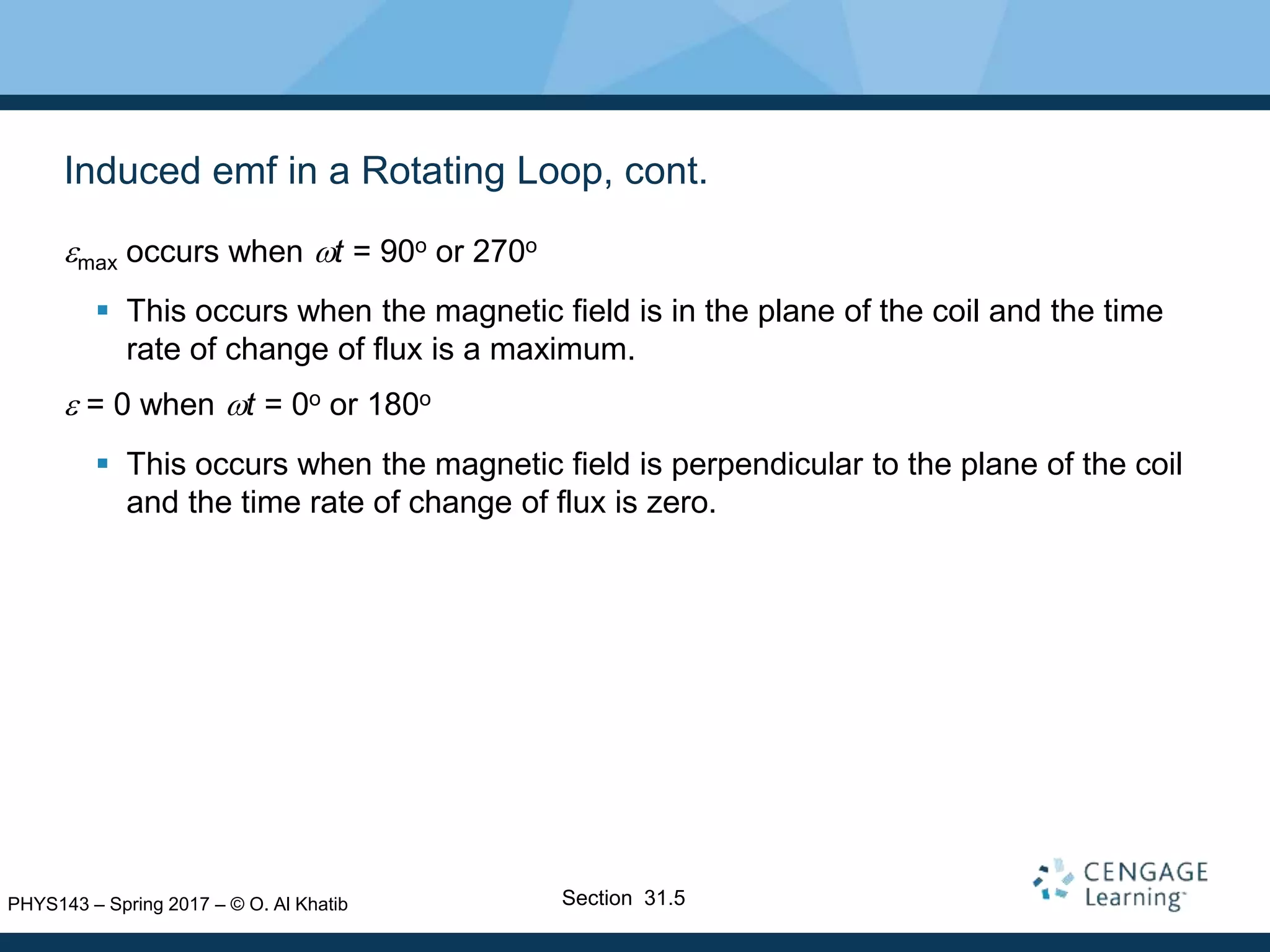 Faraday's law | PPT