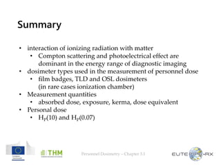 Chapter3 1 basics_dosimetry | PPSX